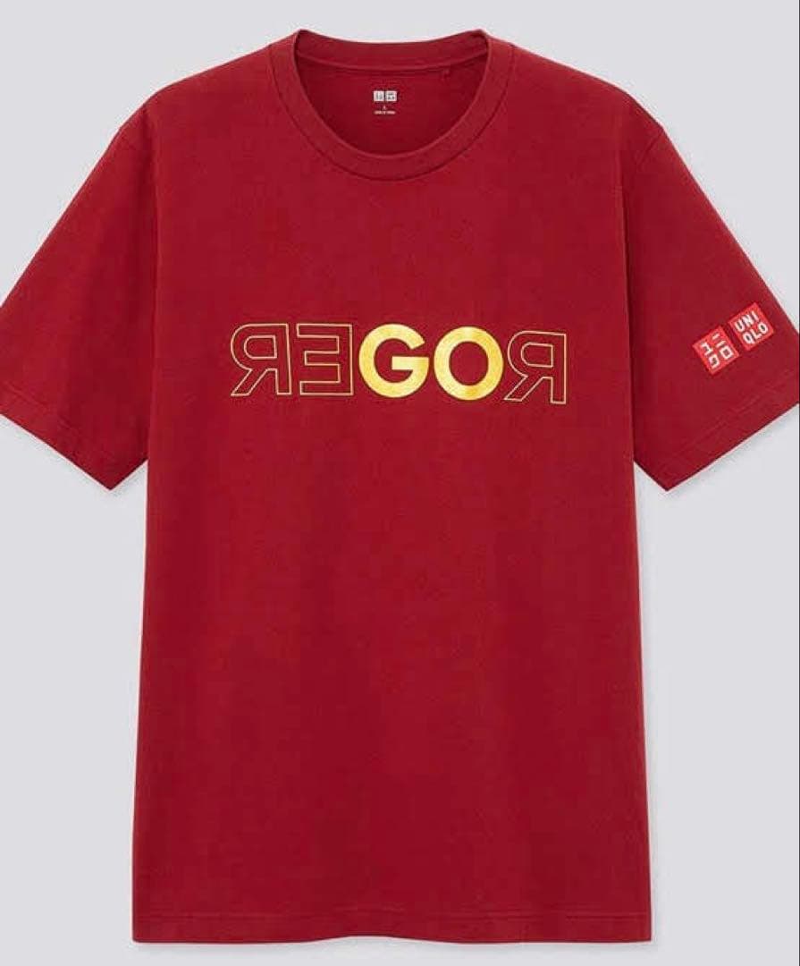 UNIQLO REGOR Tシャツ 赤 白 2色各1枚のセット Mサイズ 新品