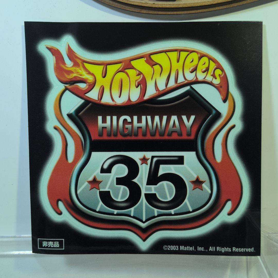 Hot Wheels Highway 35 ミニカー非売品ステッカーセット