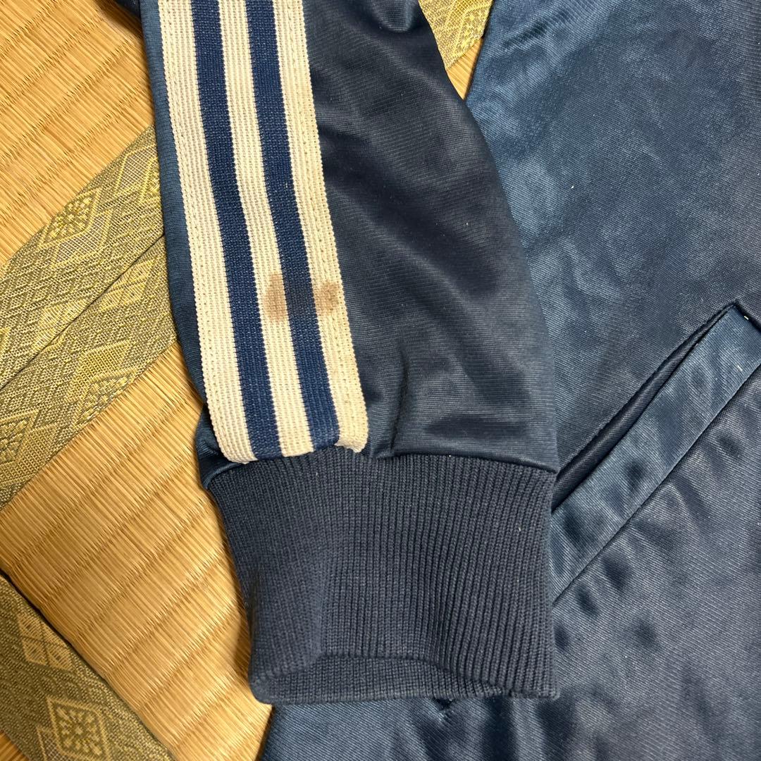 80s adidas ATP USA製トラックジャケット ネイビー