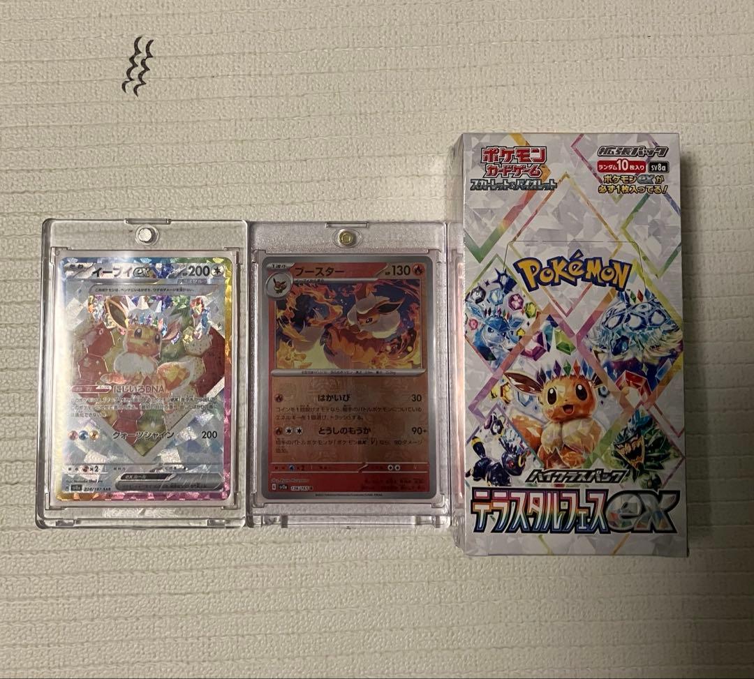 ポケモンカードゲーム テラスタルフェスex シュリンク付き 新品未開封 ブイズ