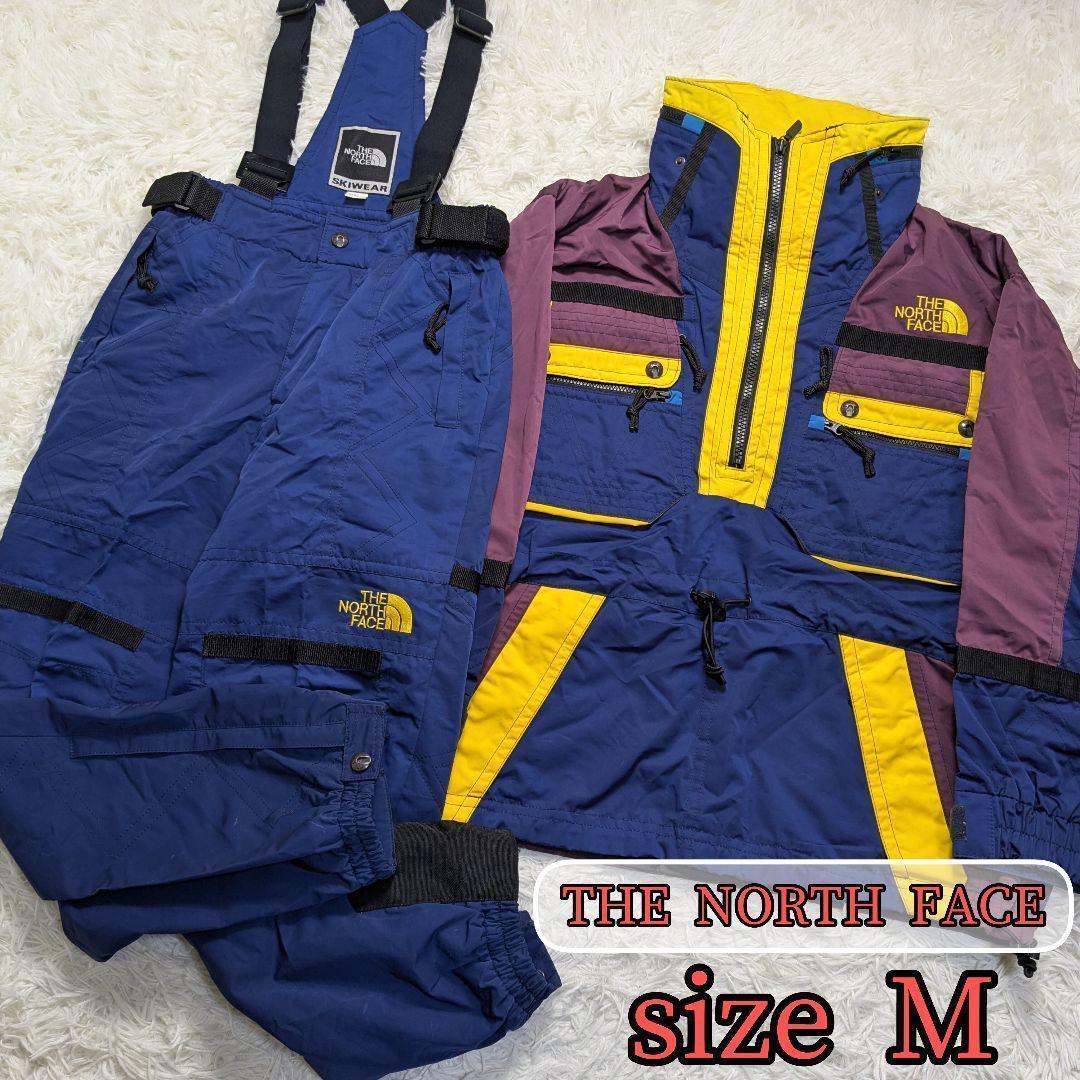 【90S✨NORTH FACE✨M】スキー スノー ウェア セットアップ 上下