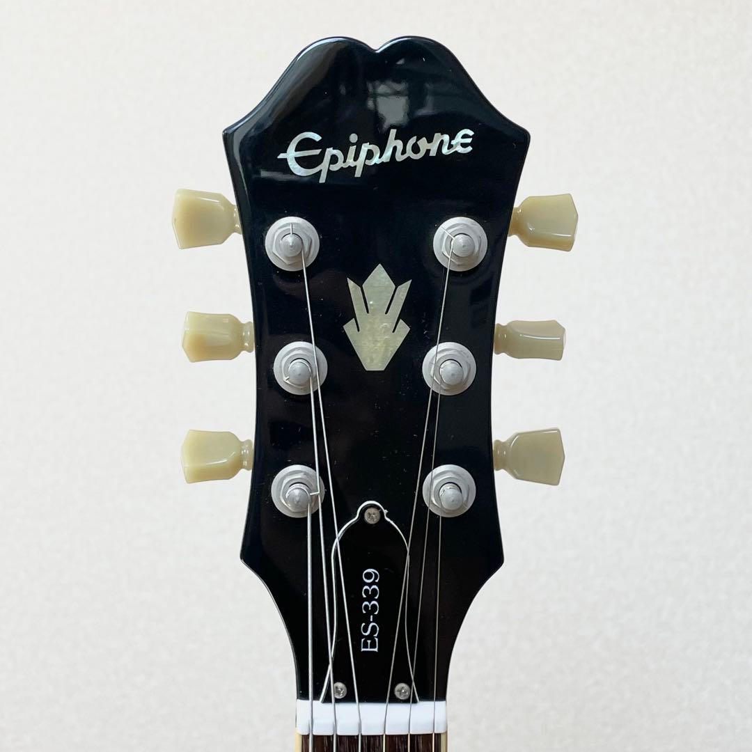 【美品】エピフォンEpiphone セミアコ　 DOT ES-339 Ebony