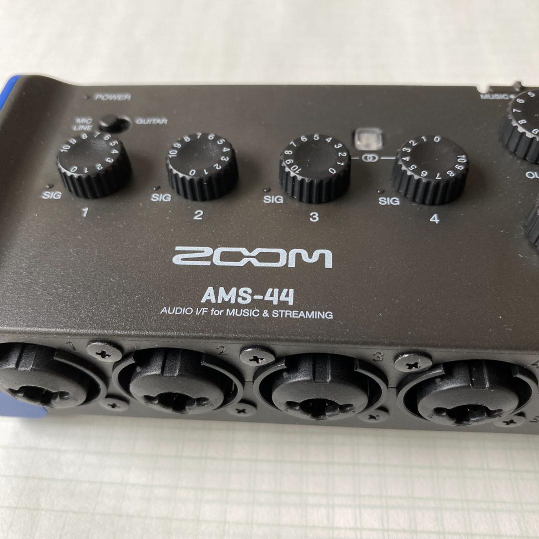 【美品・動作良好】ZOOMAMS-44オーディオインターフェイス配信録音用セット