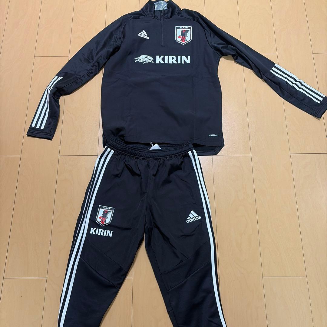 【美品】adidas　日本代表ドリルトップトレーニングトップ上下セットKIRIN