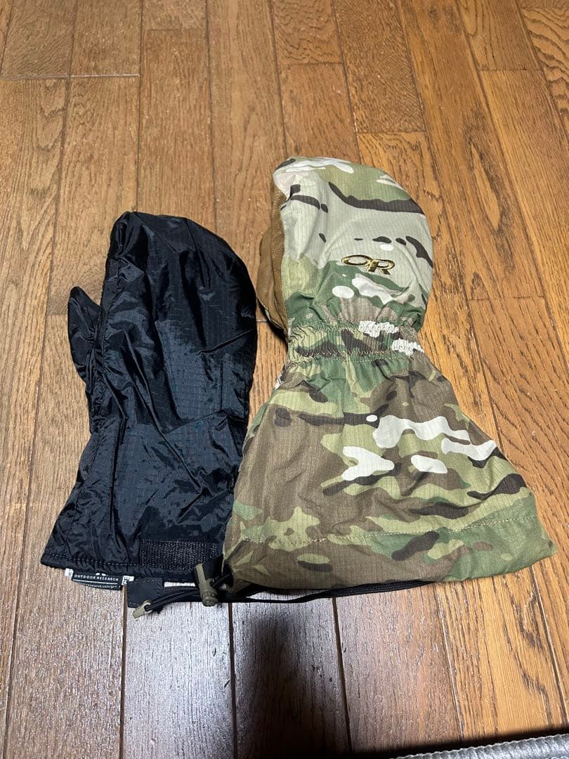outdoor research multicam mitts Lサイズ