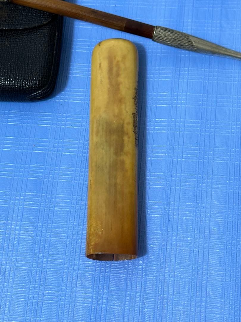 極上 時代物 煙草入れ 提げ物 キセル入れ 煙管 喫煙具 キセル 古道具