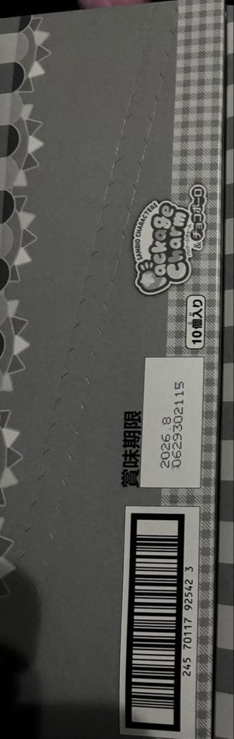 サンリオ　パッケージチャーム　チョコボーロ　10個入り