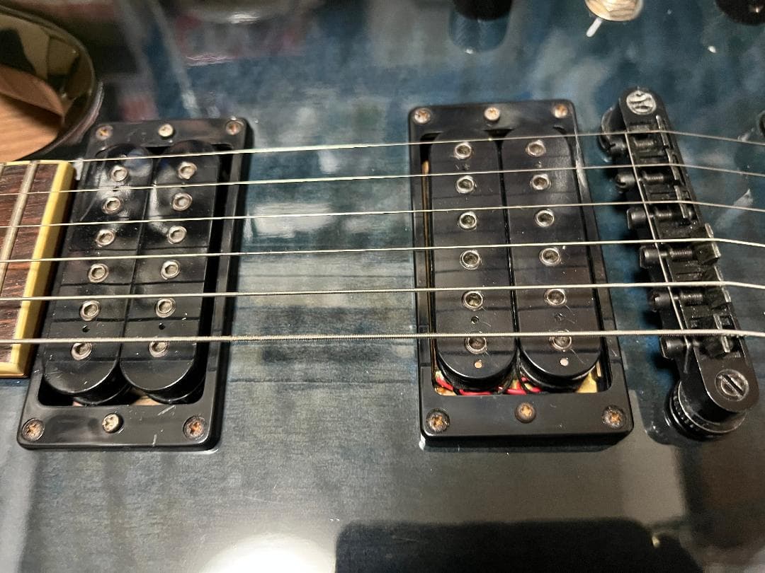 B.C.RICH モッキンバード ギター シースルーブラックサンバースト　虎目