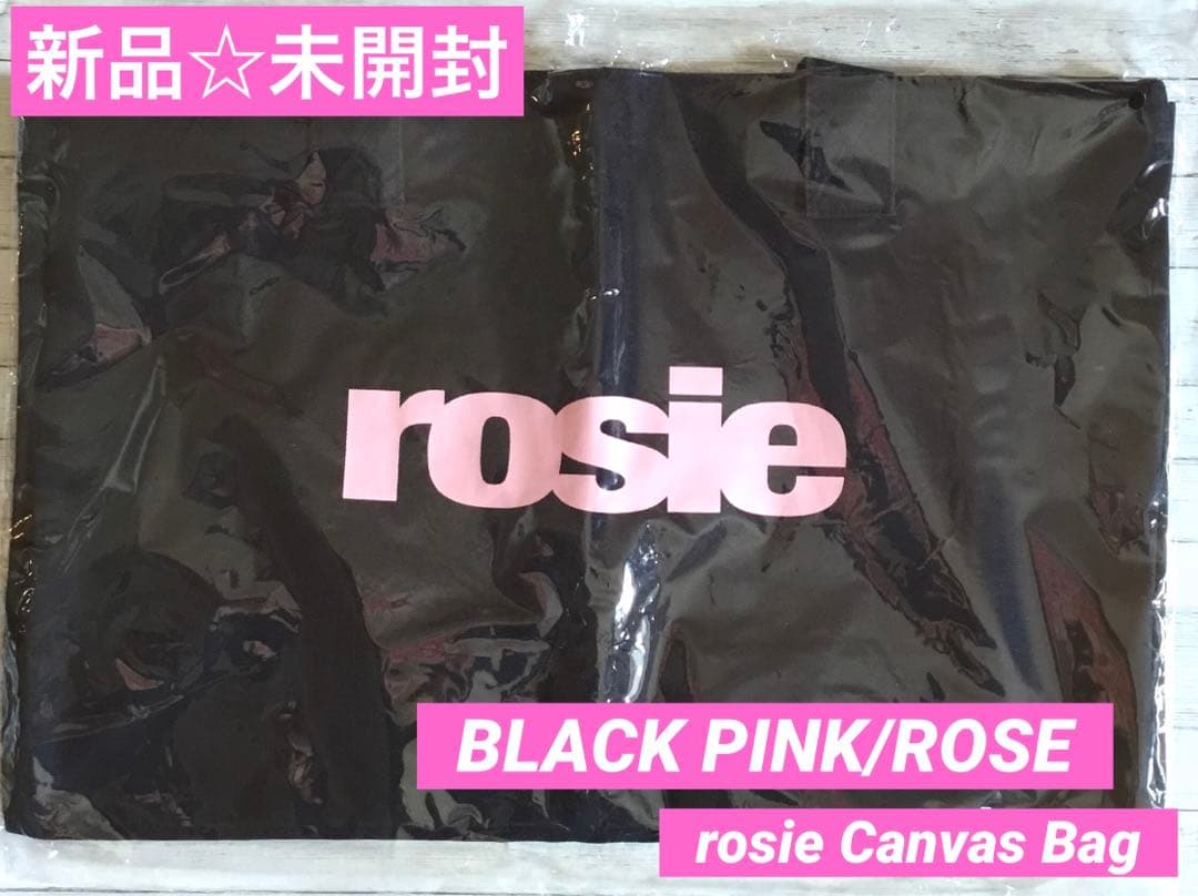 【新品☆未開封】ROSE/POP-UP韓国公式限定Canvas Bag