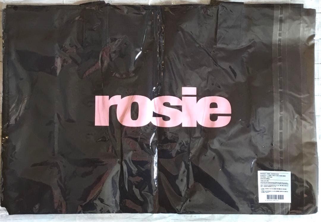 【新品☆未開封】ROSE/POP-UP韓国公式限定Canvas Bag