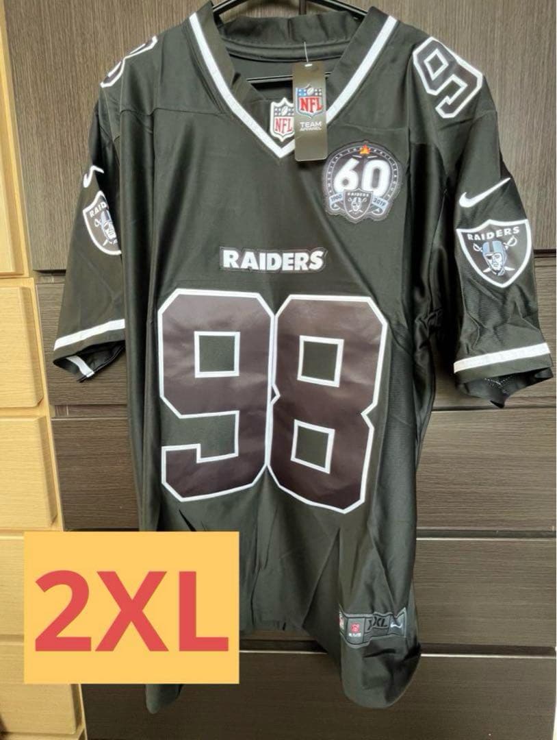 RAIDERS CROSBY 98 NFL ウニフォーム 2XL