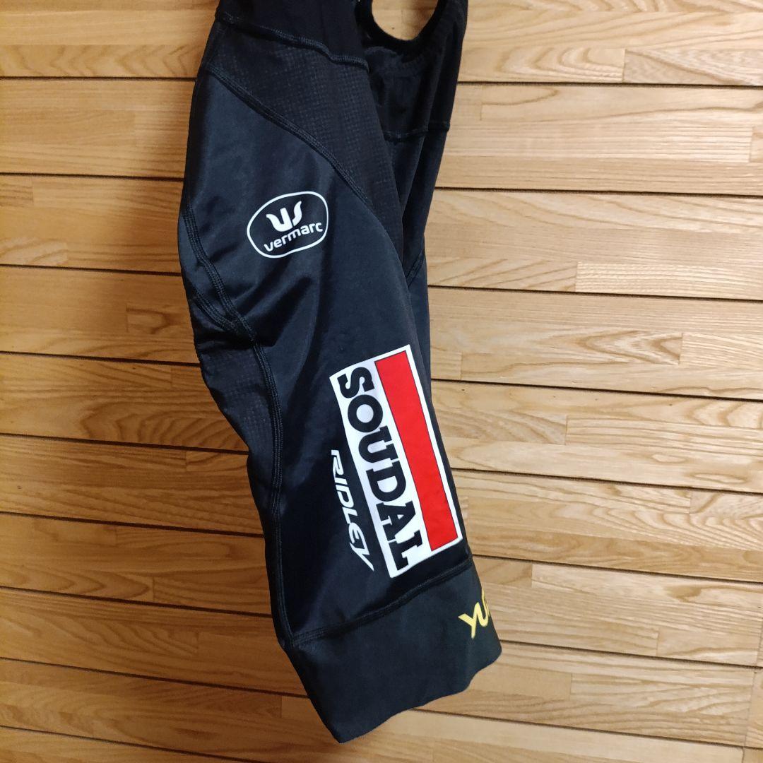 支給品　Lotto Soudal　ビブショーツ　ロットソウダル　レーサーパンツ