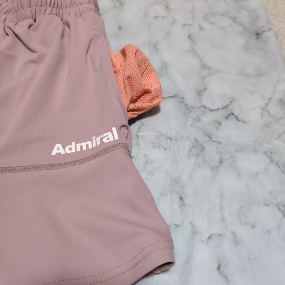 Admiral テニスウェアピンク セットアップ　Ｌ