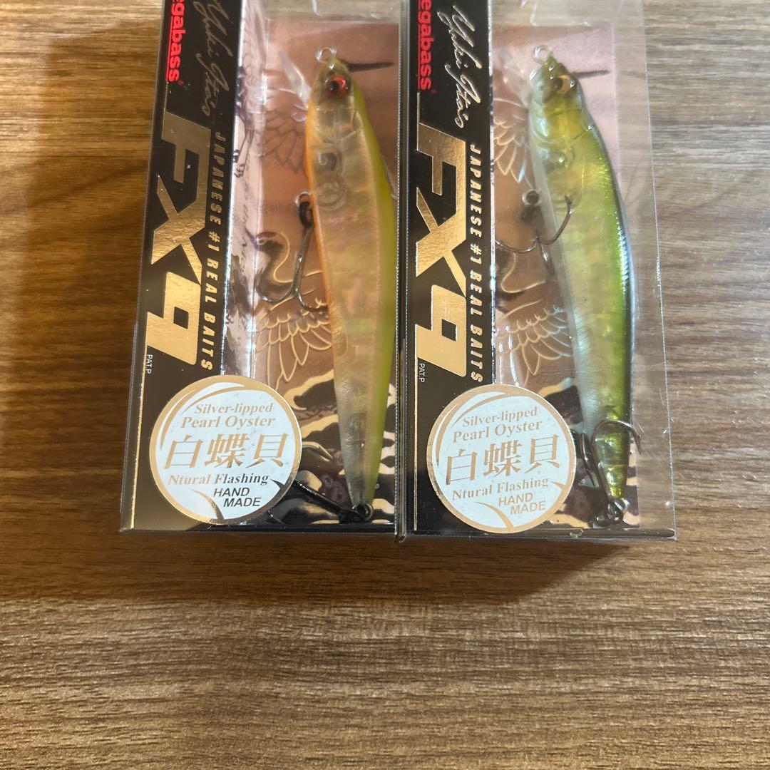 Megabass メガバス FX9 白蝶貝 希少 2セット
