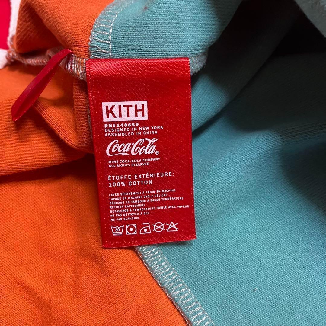 新品・未使用　KITH　長袖シャツ マルチカラー　パッチワーク　XXLサイズ