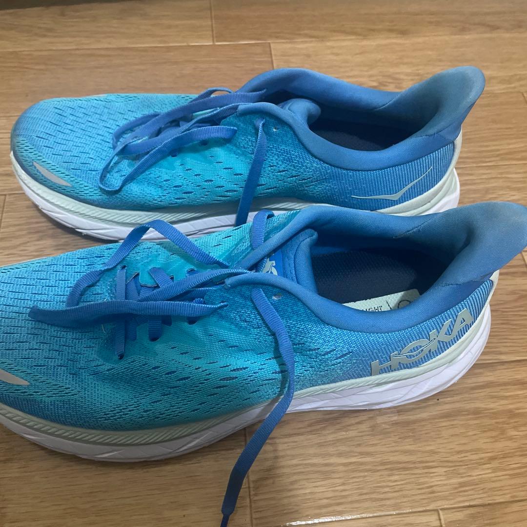 HOKA ランニングシューズ ブルー