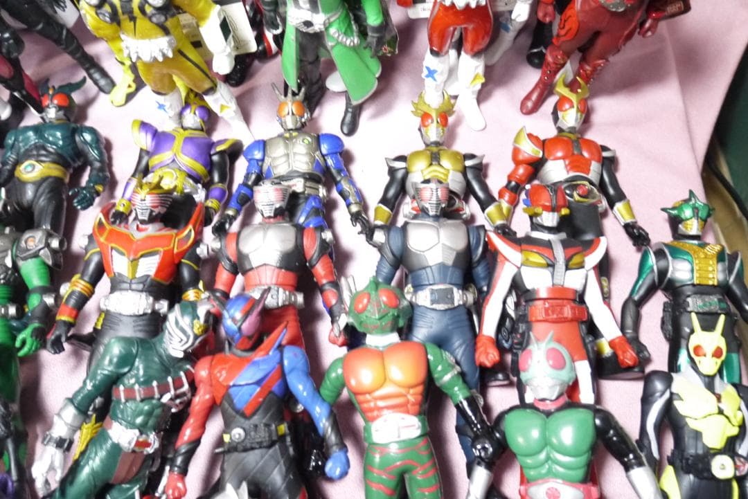 ライダーヒーローシリーズ　ビッグサイズソフビフィギュアなど　108体セット