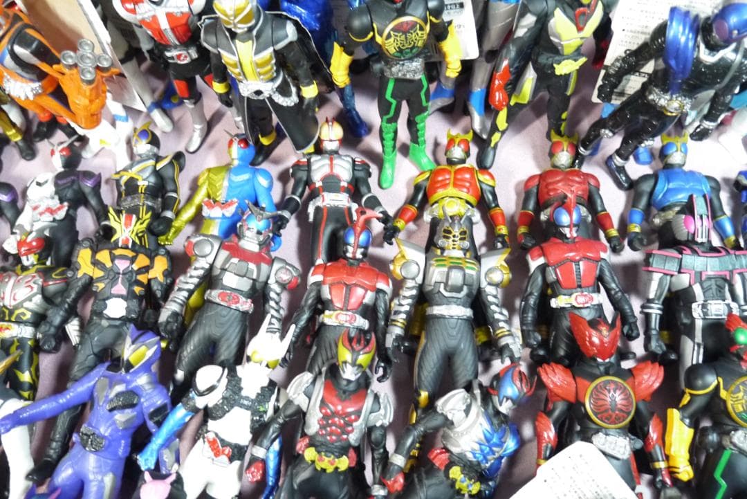 ライダーヒーローシリーズ　ビッグサイズソフビフィギュアなど　108体セット