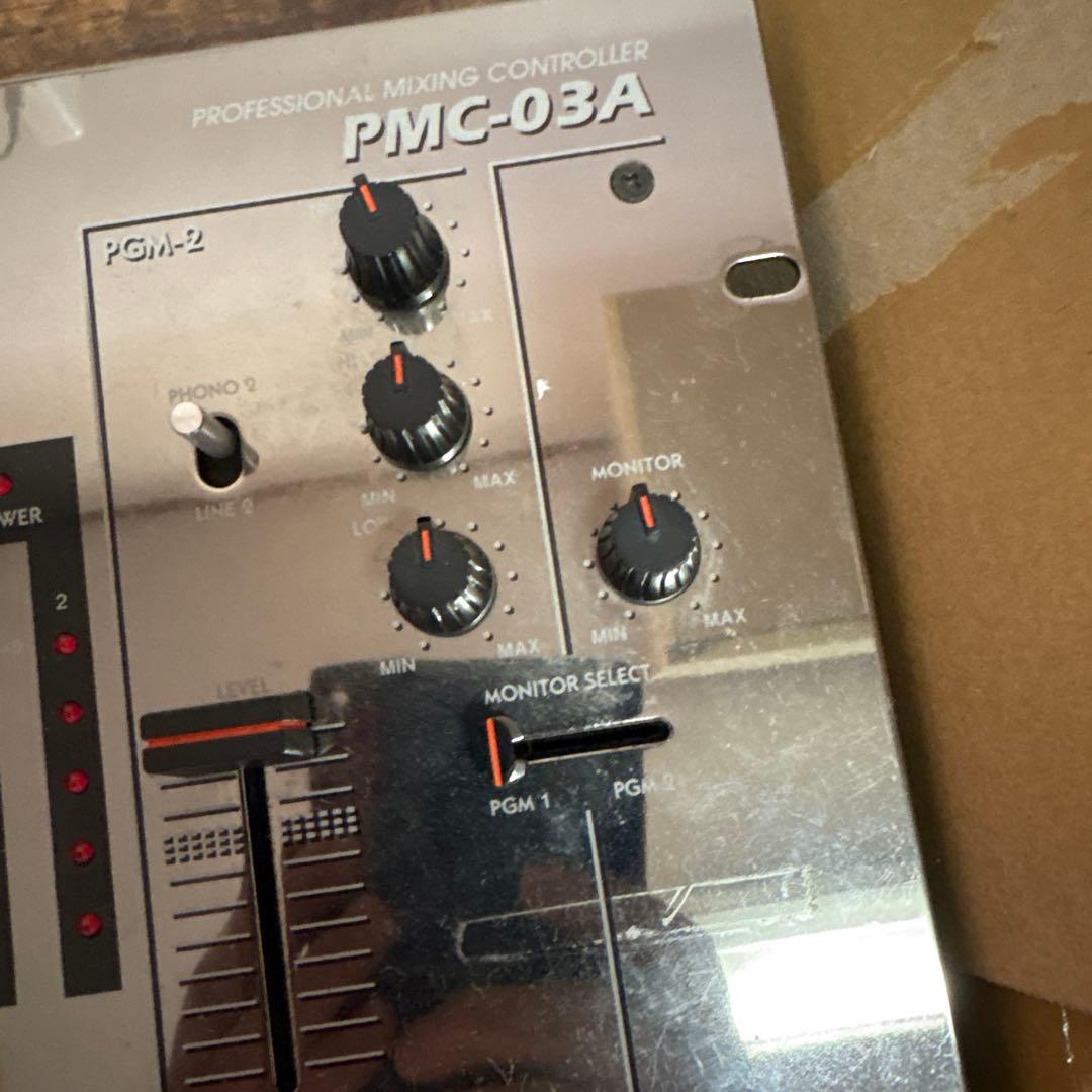 DJミキサー\"VESTAX\"PMC-03A純正アダプターつき！通電確認済み！