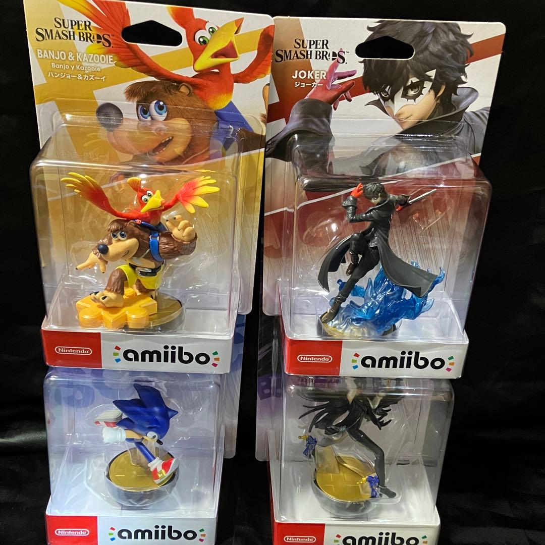 【再出荷版】amiibo　ジョーカー、ソニック、ベヨネッタ、バンジョー