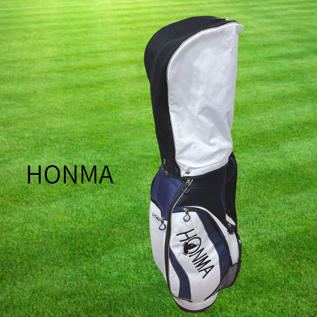 K438 HONMA コンパクトスポーツ キャディバッグ ホワイト