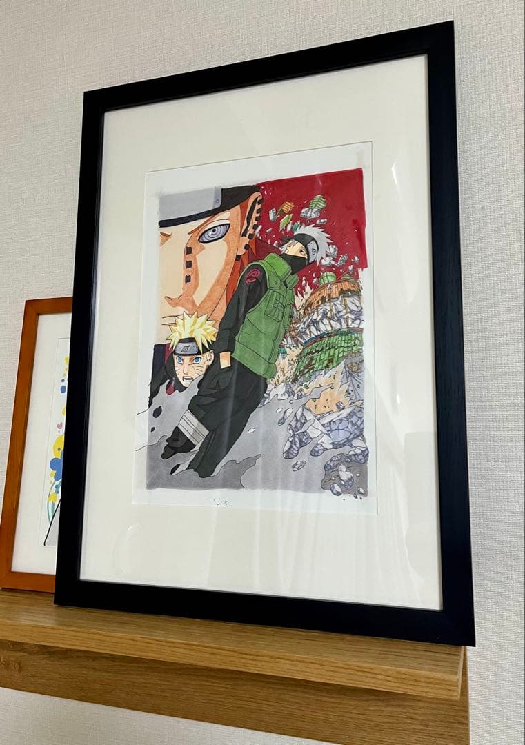 NARUTO 複製原画⑧ A3額縁付　原画のまとめ売りOK