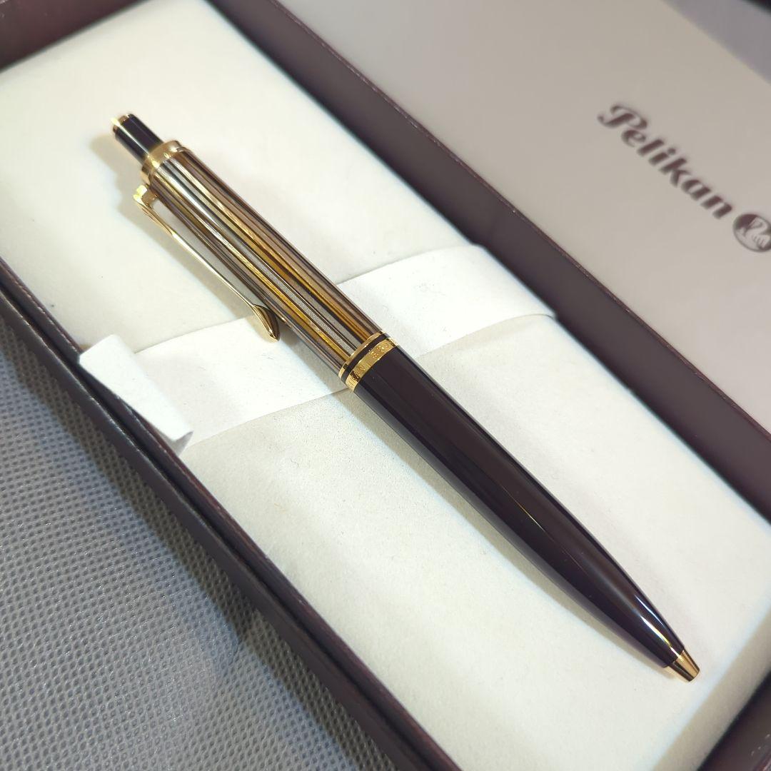 Pelikan（ペリカン）ボールペン 特別生産品「スーベレーンk400 茶縞」