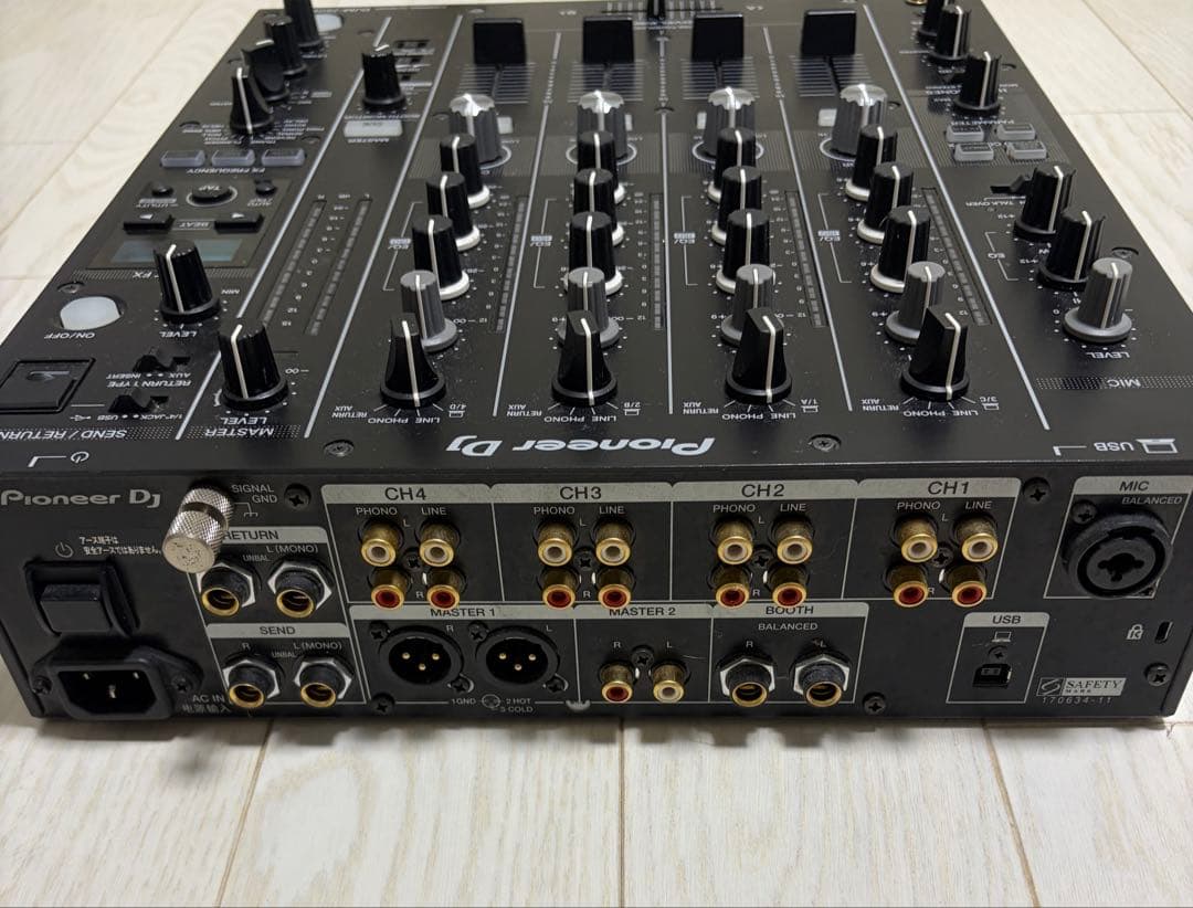 Pioneer DJ DJM-750MK 4チャンネル DJミキサー