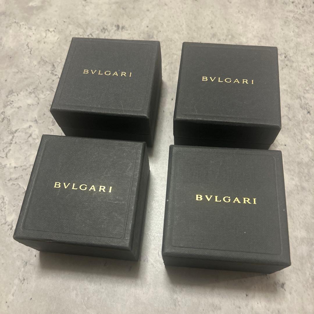 BVLGARI レザーギフト箱 4個セット