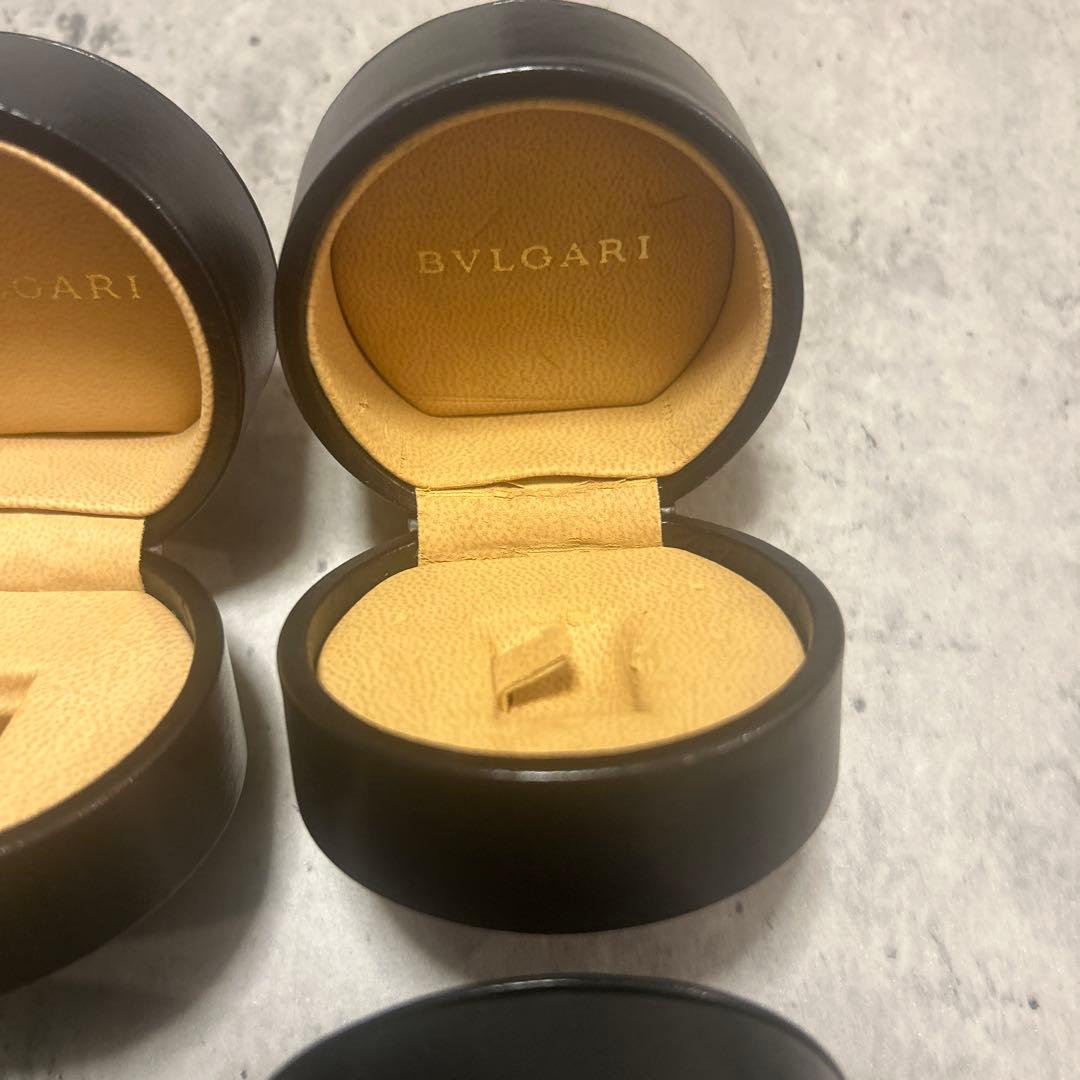 BVLGARI レザーギフト箱 4個セット