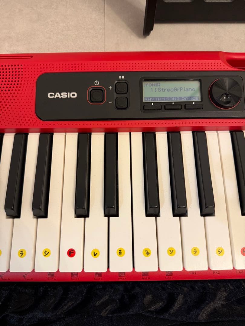 CASIO CT-S200 レッド 61鍵 電子キーボード