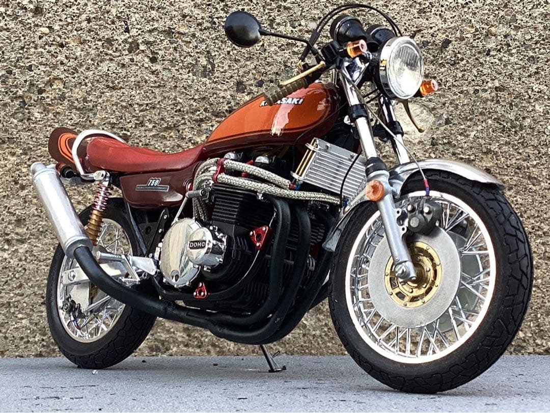 バイクプラモデル　族車　アオシマ1/12 750RS ZⅡ (ジャンク品)