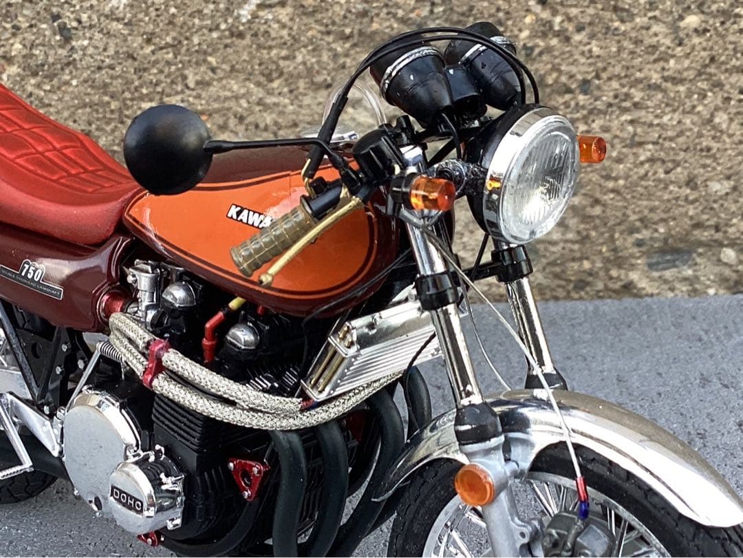 バイクプラモデル　族車　アオシマ1/12 750RS ZⅡ (ジャンク品)