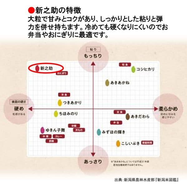 新潟県産米　新之助玄米10kg