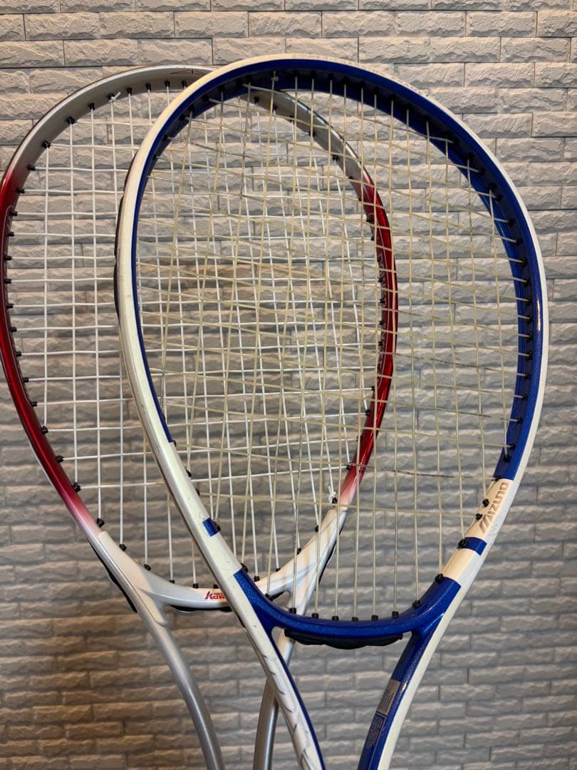 袋付き　MIZUNO YONEX 他　軟式テニスラケット 4本セット