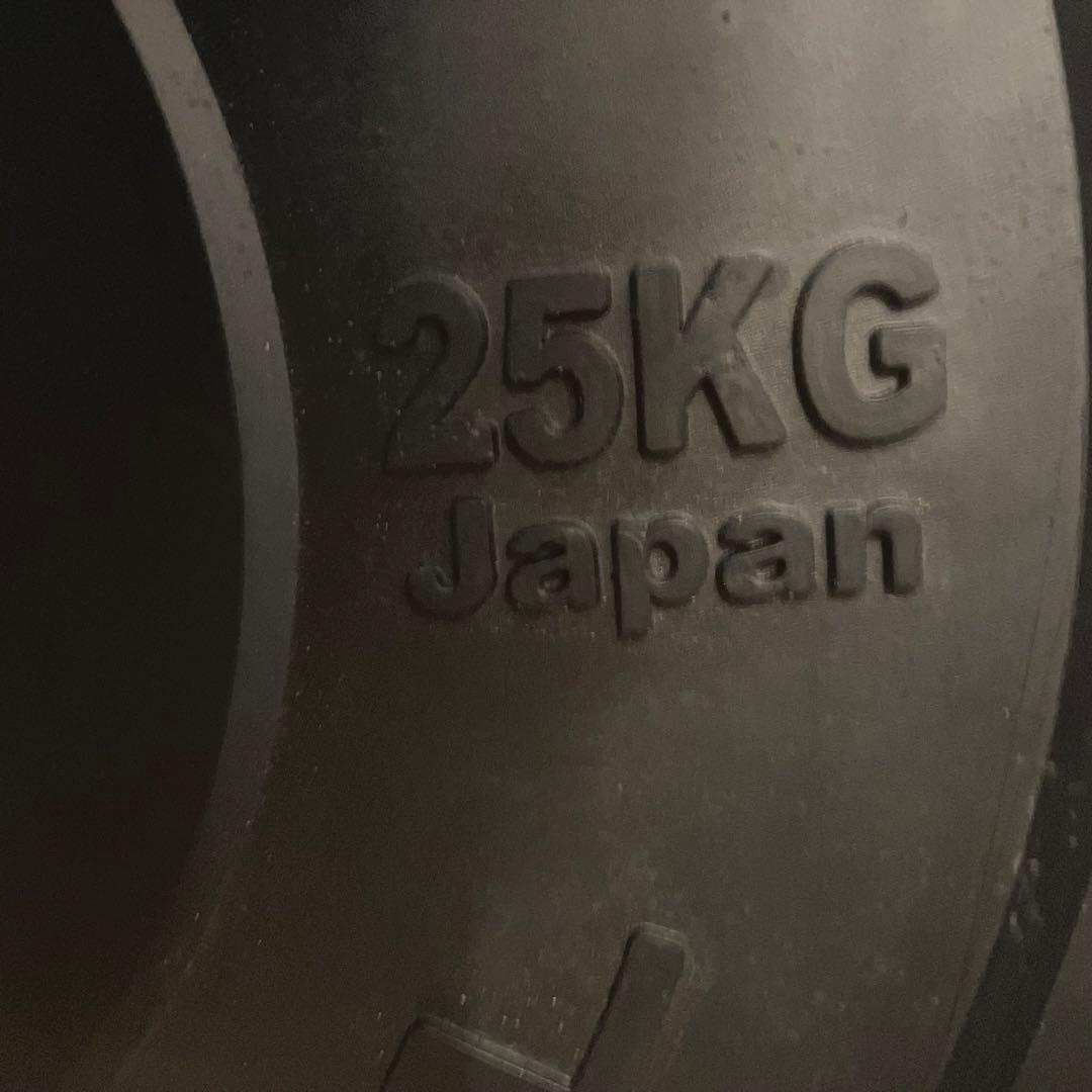 1️⃣ バンパープレート55ポンド （約25kg）　ラバー　KINSEI