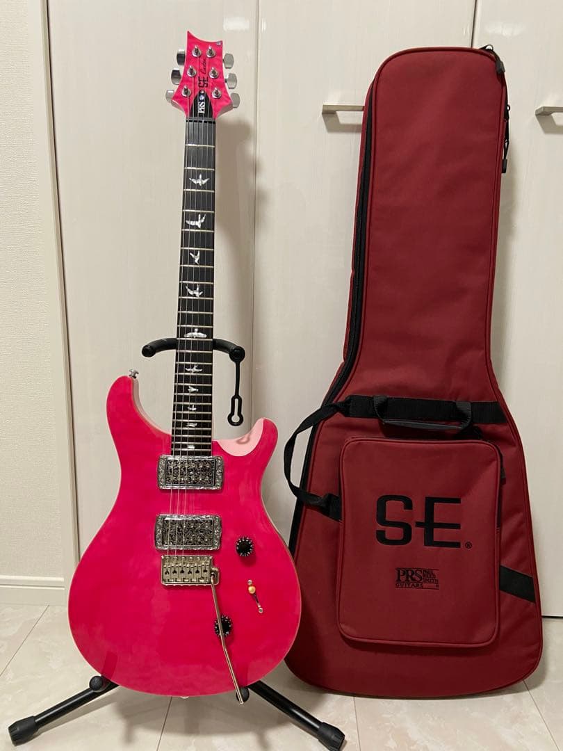 美品　PRS SE Custom 24 （改）エレキギター ボニーピンク