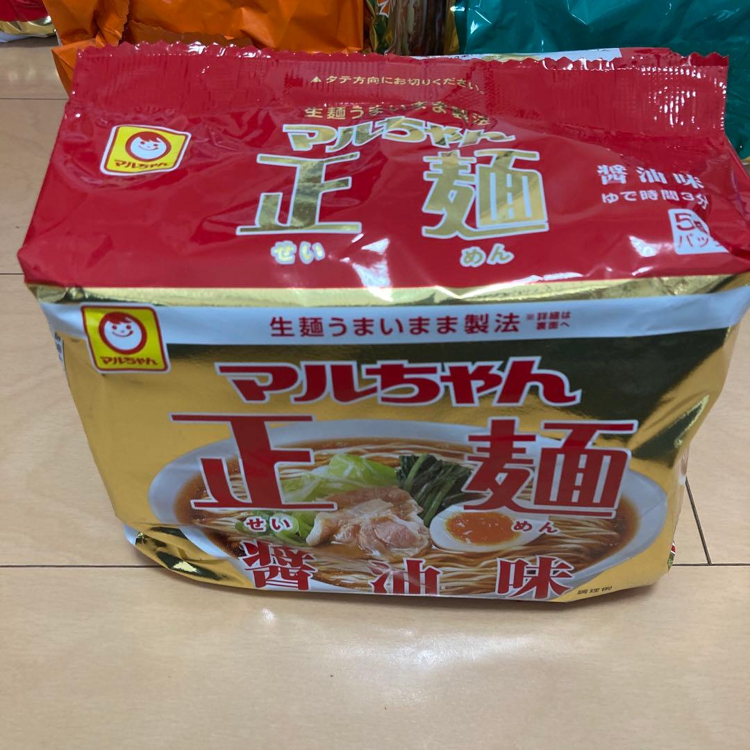 マルちゃん正麺　5食パック　まとめ売り　醤油　味噌カツ　豚骨　旨塩