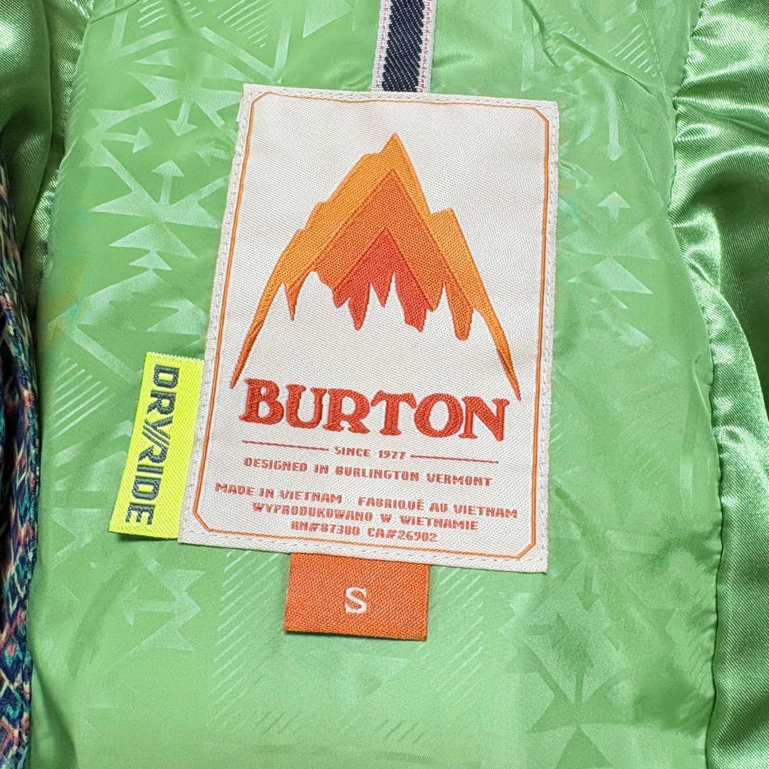 BURTON バートン スノボウェア スキー レディース 上下セット 美品 S