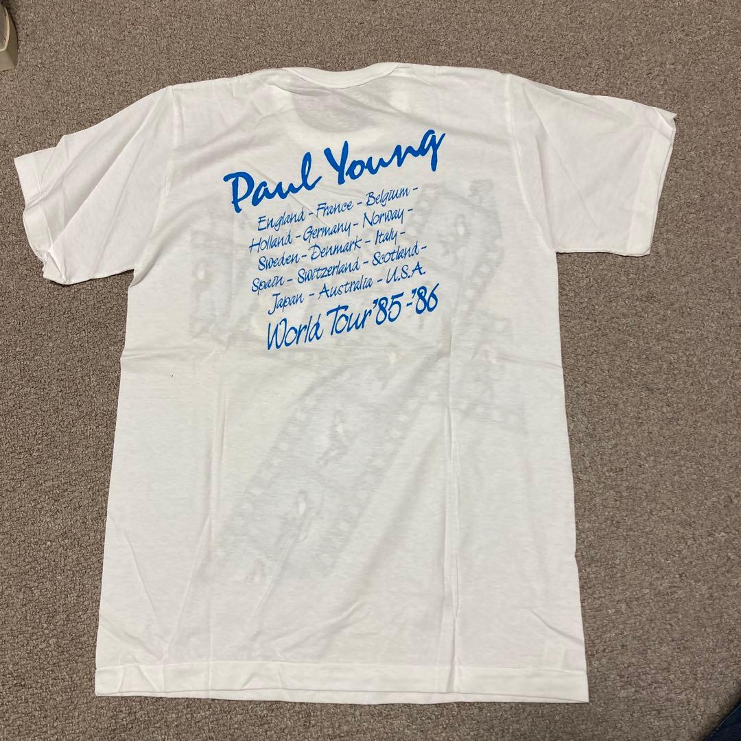 Paul Young ワールドツアー Tシャツ '85-'86 ビンテージ品