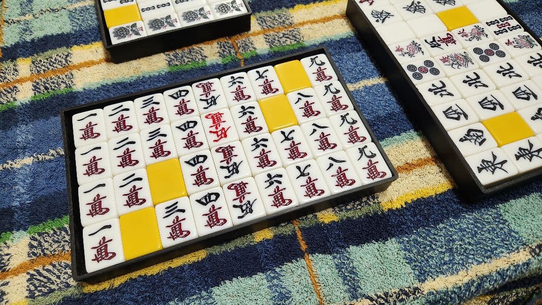 特大 麻雀牌 Ｌサイズ まーじゃんぱい マージャンパイ 麻雀牌一式 Lサイズ