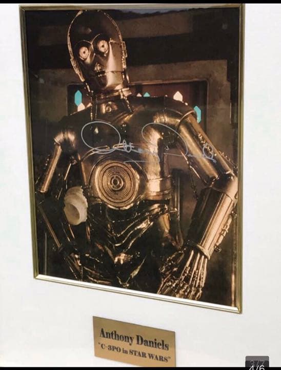 ★スターウォーズ（C-3PO/アンソニー・ダニエルズ）サイン