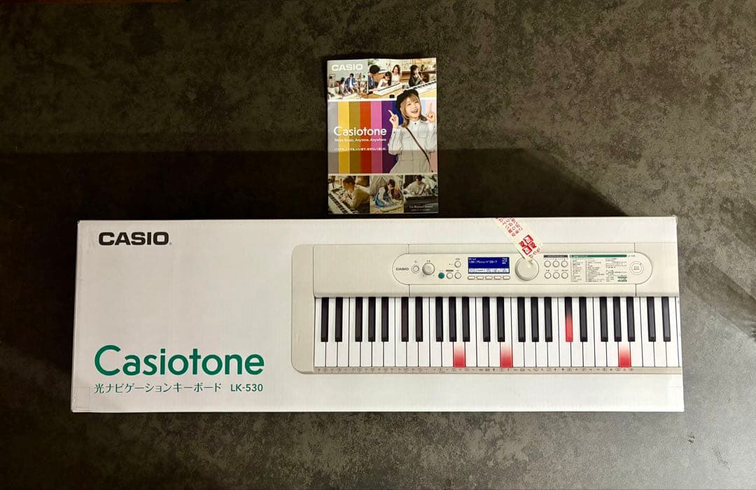 【美品】Casiotone 光ナビゲーションキーボード LK-530