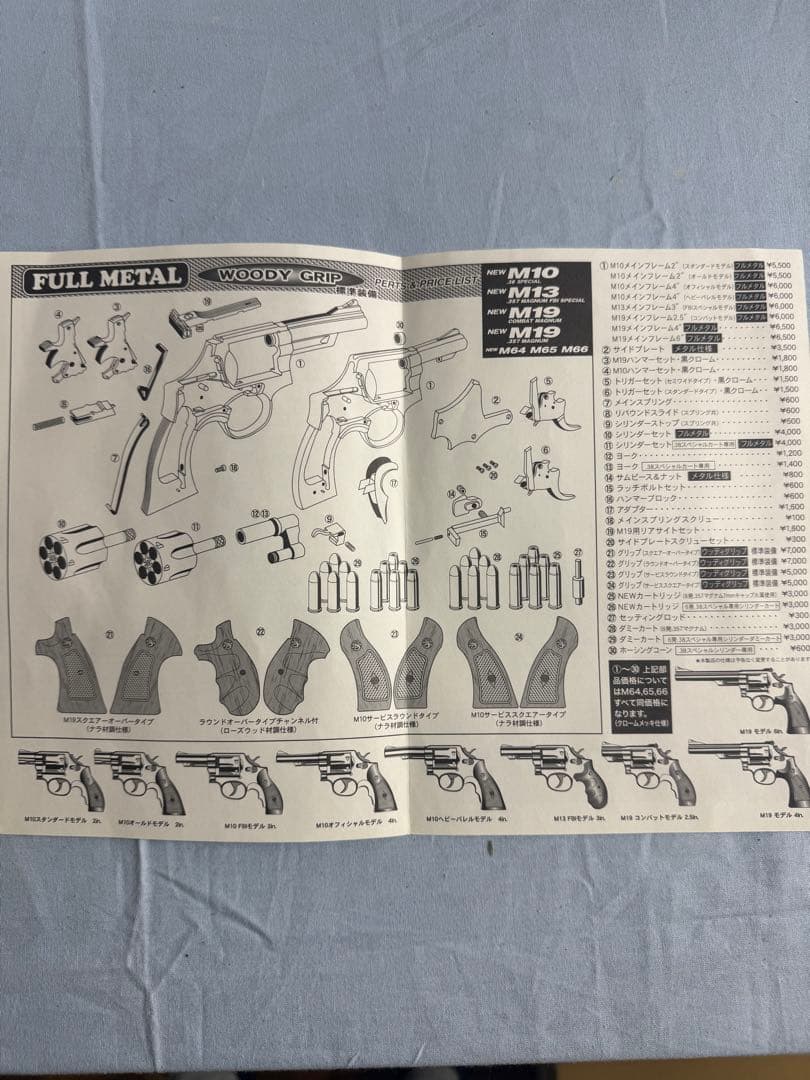 コクサイ M19 .357 MAGNUM 発火モデルガン