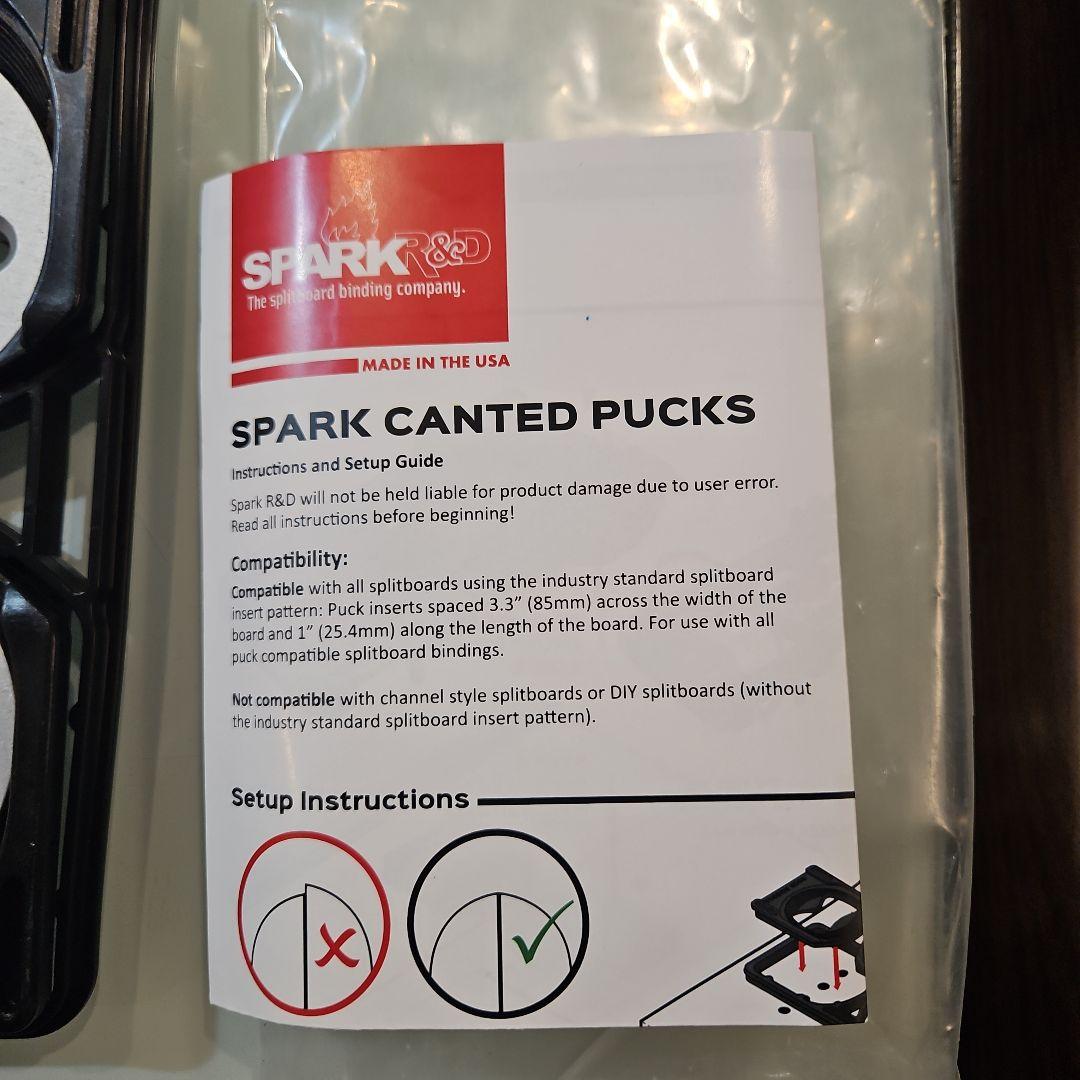 SPARK Canted Pucks スプリットボード用