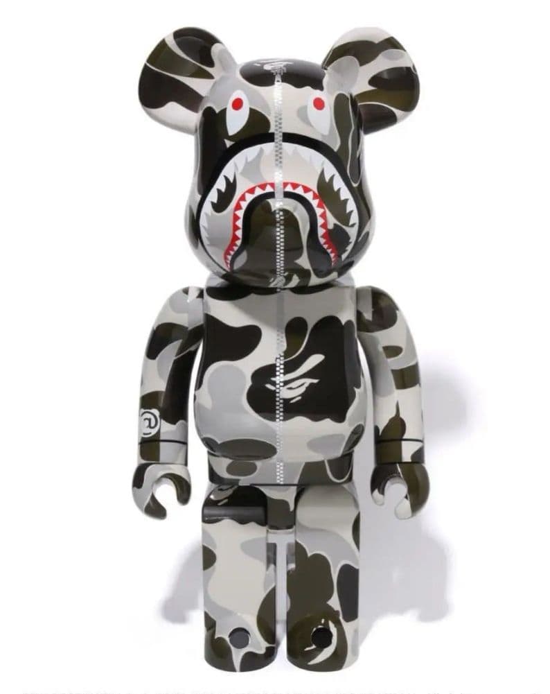 ミリタリー BE@RBRICK BAPE   SHARK 1000%