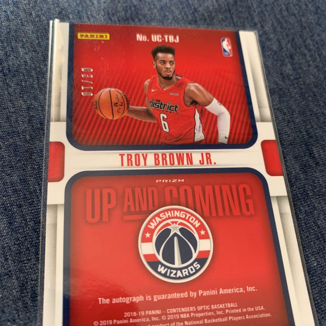NBA トロイブラウン Troy Brown Jr. Gold Auto RC