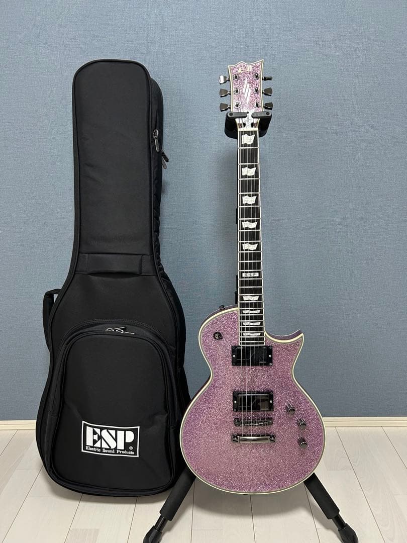 E-II EC DB purple sparkle ピックアップ　Fishman