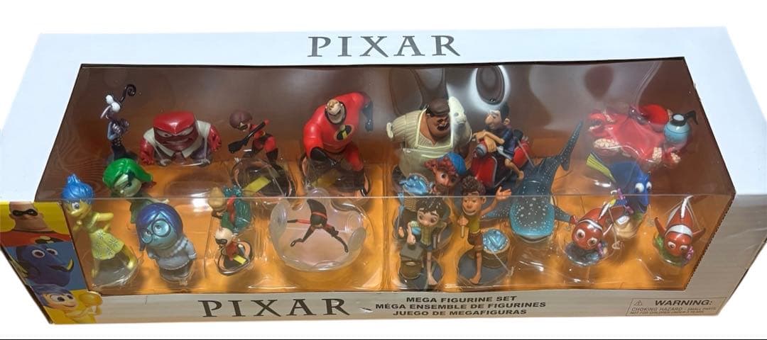 Disney US公式商品 Pixar メガフィギュア、3点セット