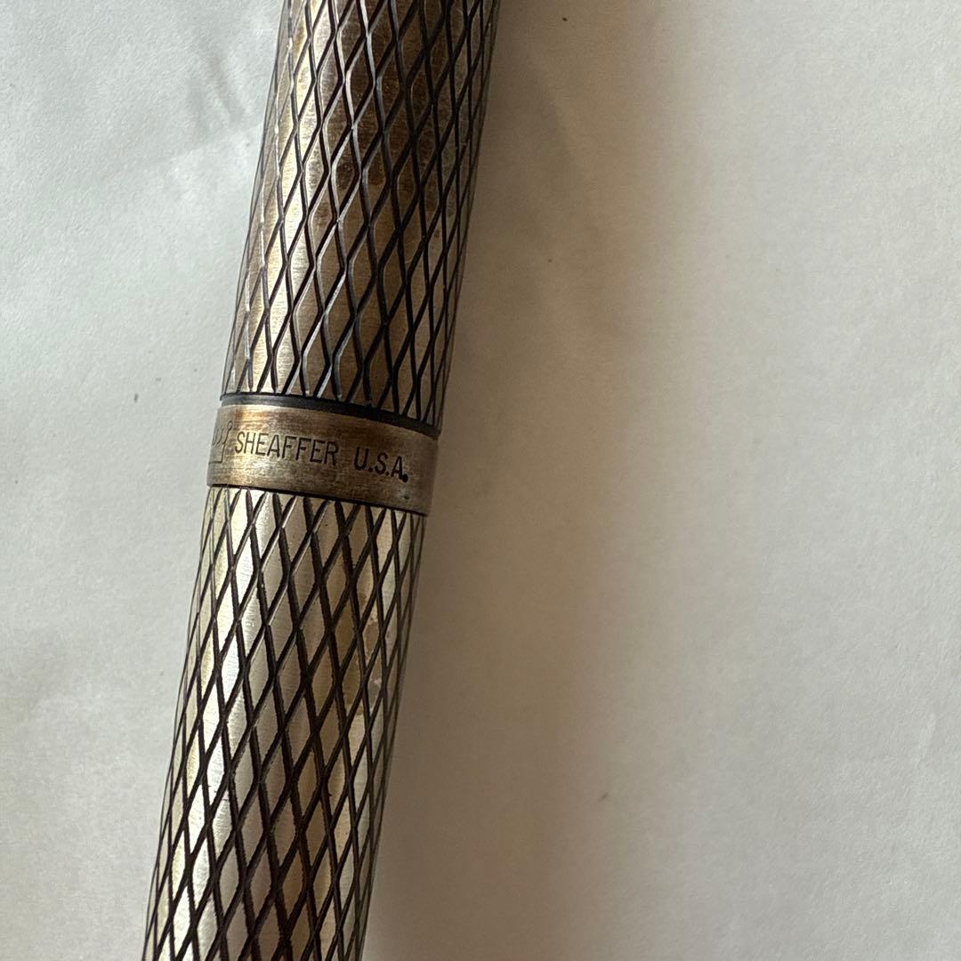 SHEAFFER 万年筆 STERLING SILVER インペリアル 14K